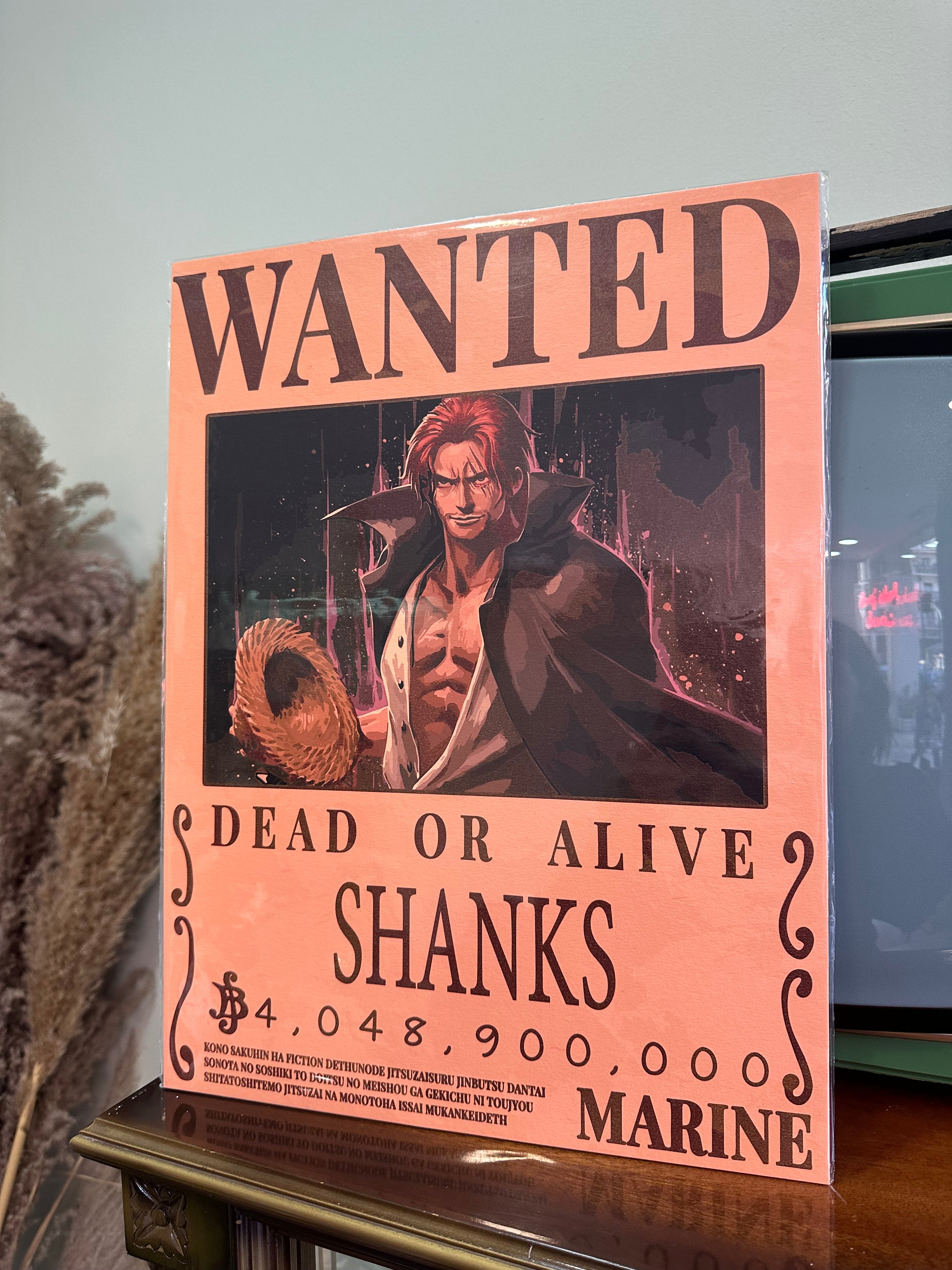 One Piece - Shanks poster – Handpicked Cherries