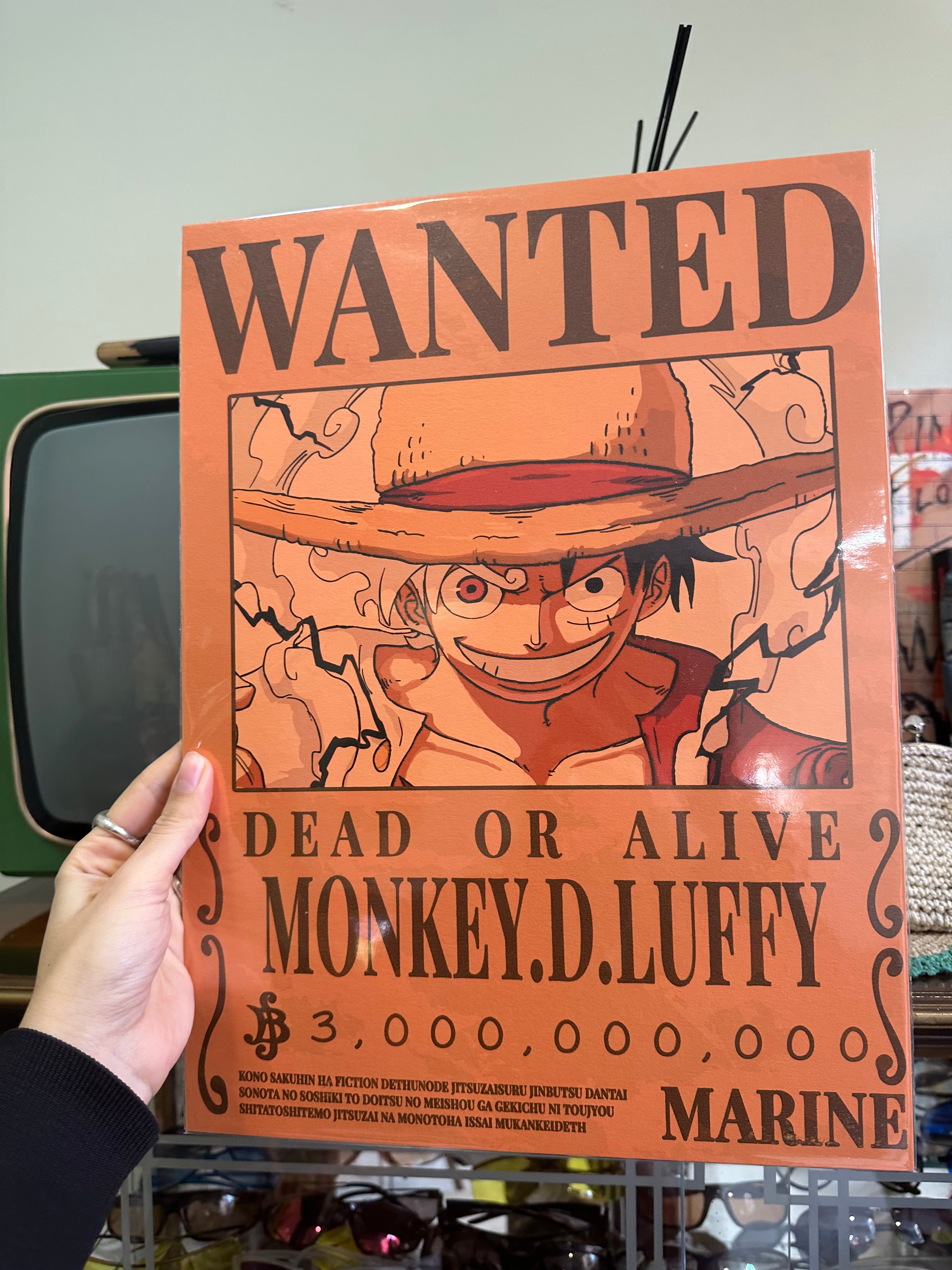 One Piece - Monkey D Luffy poster – Handpicked Cherries