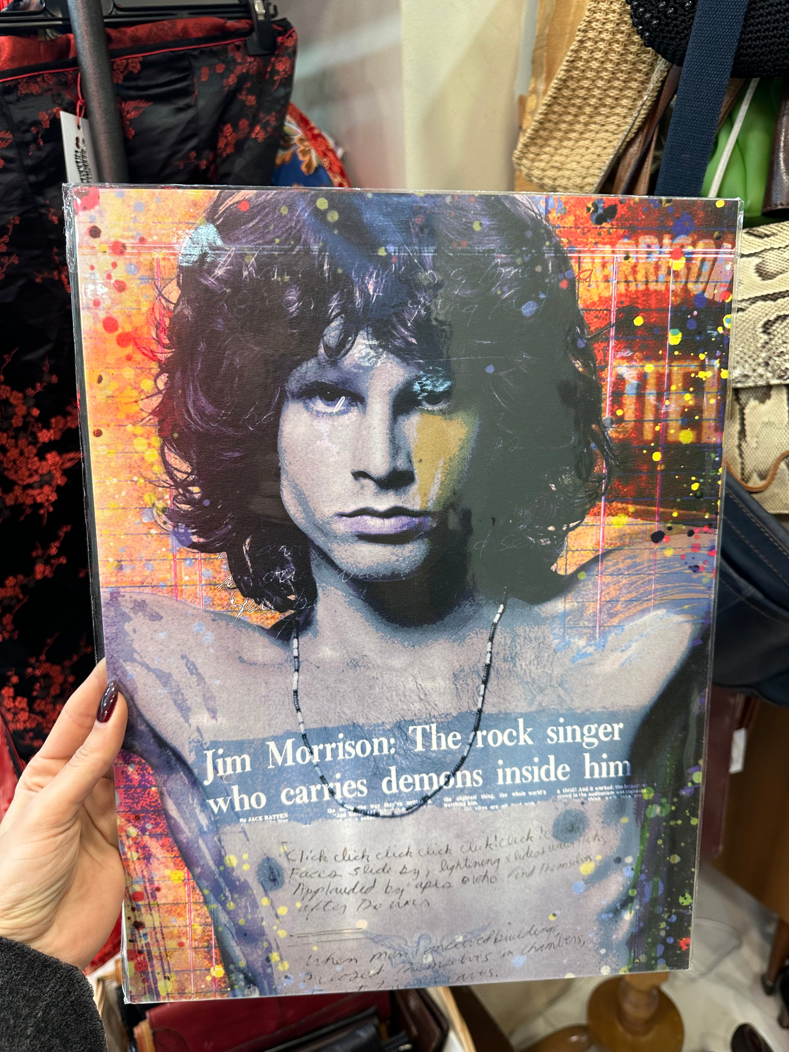 Jim Morrison poster – Handpicked Cherries